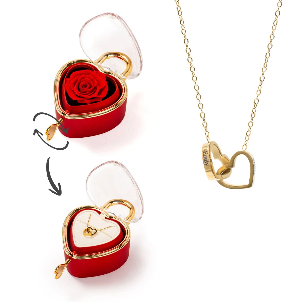 Eternal Lock & Personalized Necklace – Milona Paris